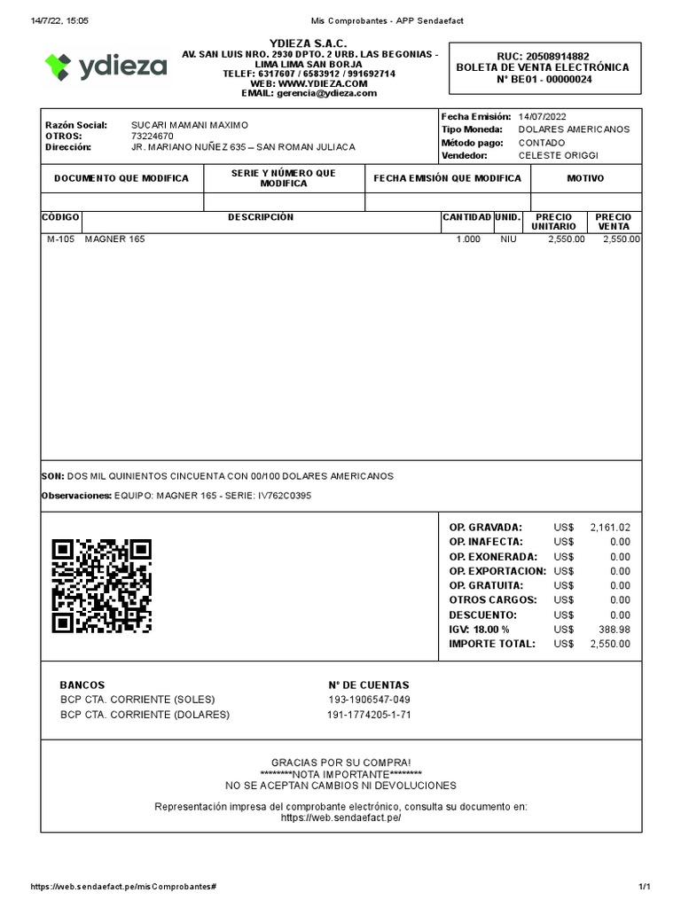 Be01-00000024-Sucari Mamani Maximo | PDF | Moneda | Mercado de divisas