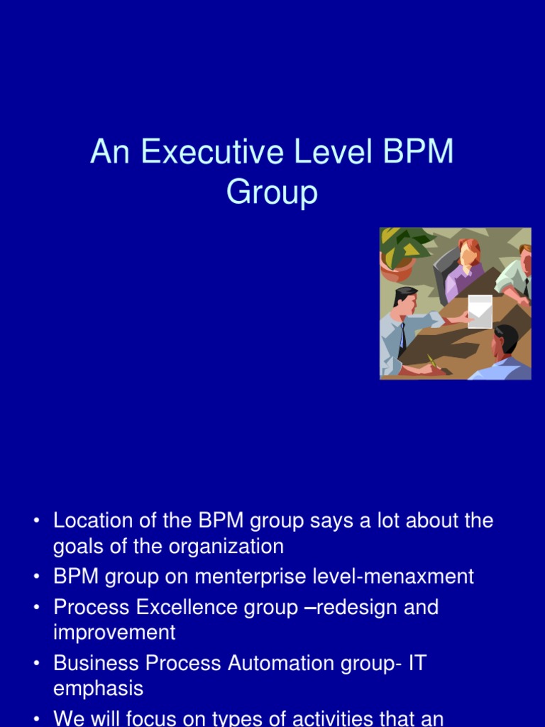 Executive BPM Group Functions Guide | PDF | Business Process | Business ...