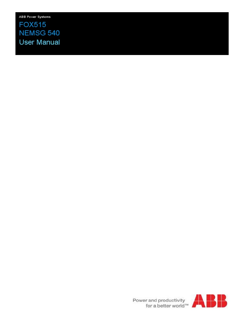 Abb Nemsg r8b Ra 1khw002027 | PDF | Computer Network | Power Supply