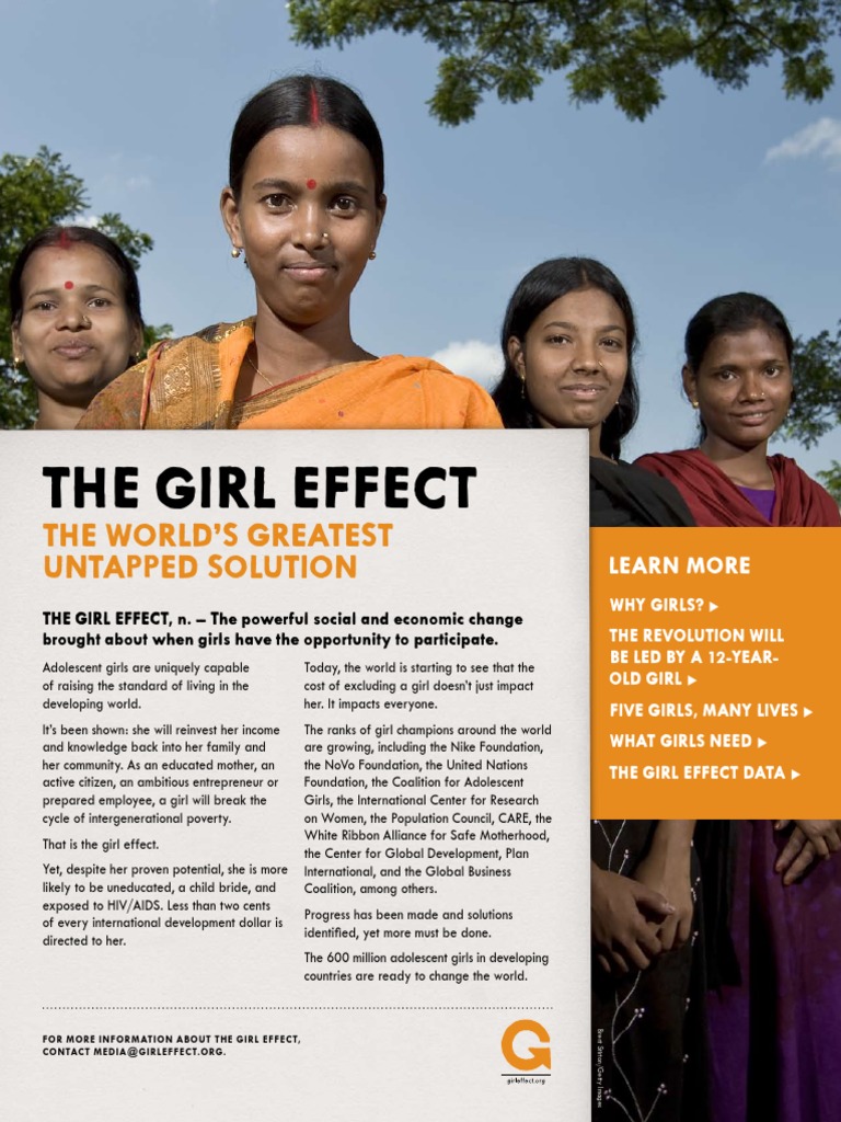 Girl Effect Media Kit | PDF | Developing Country | Child Marriage