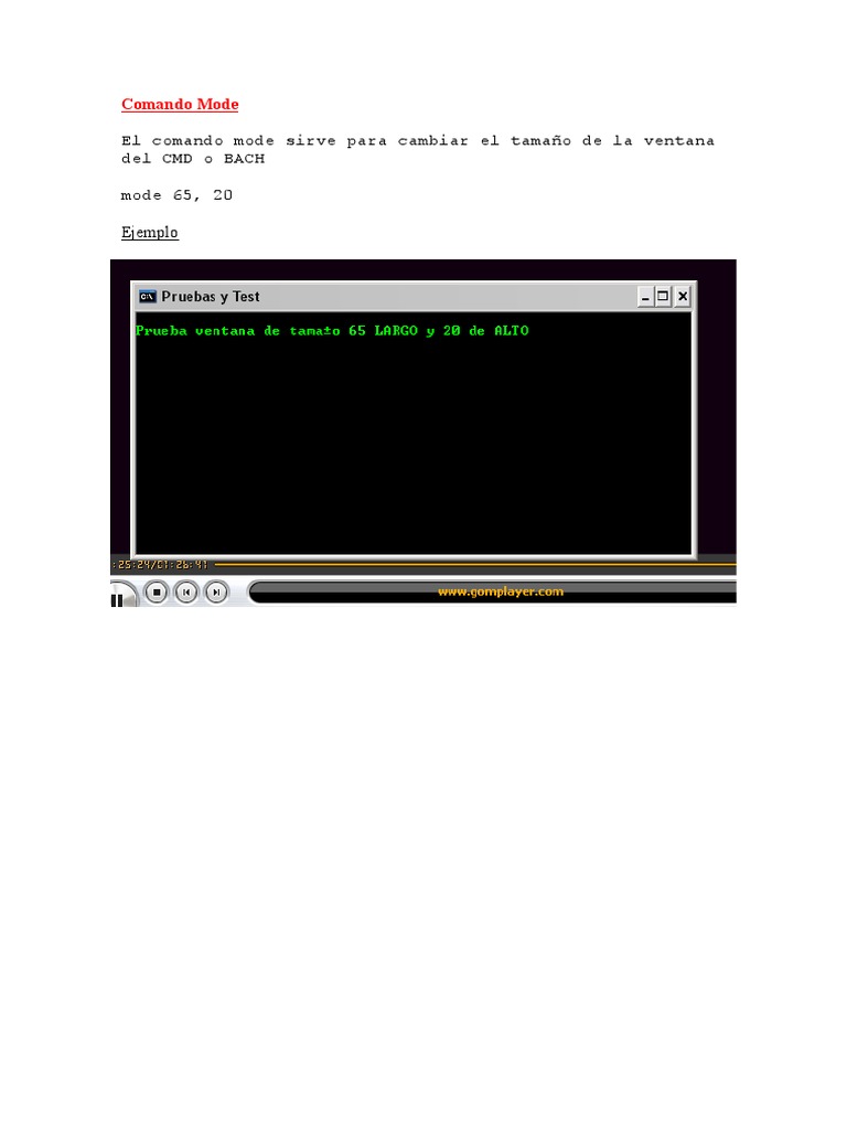 Comando Mode | PDF