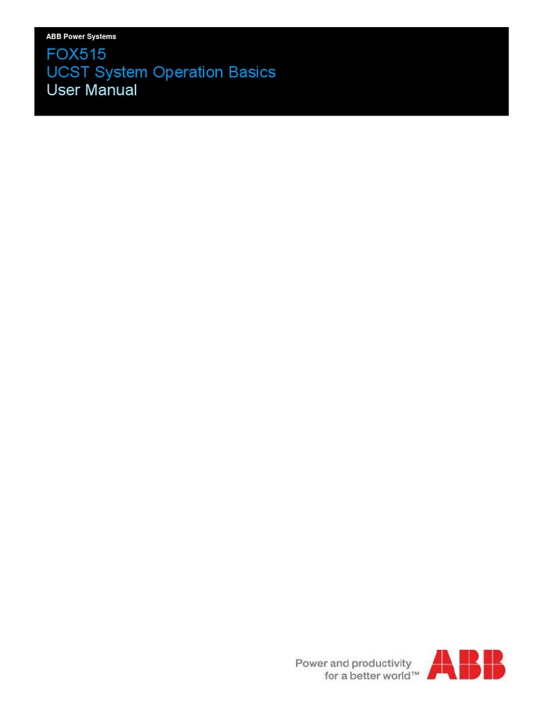 ABB UCST SYS OP BASIC r8 RD 1KHW002060 | PDF | Menu (Computing) | Computer Network