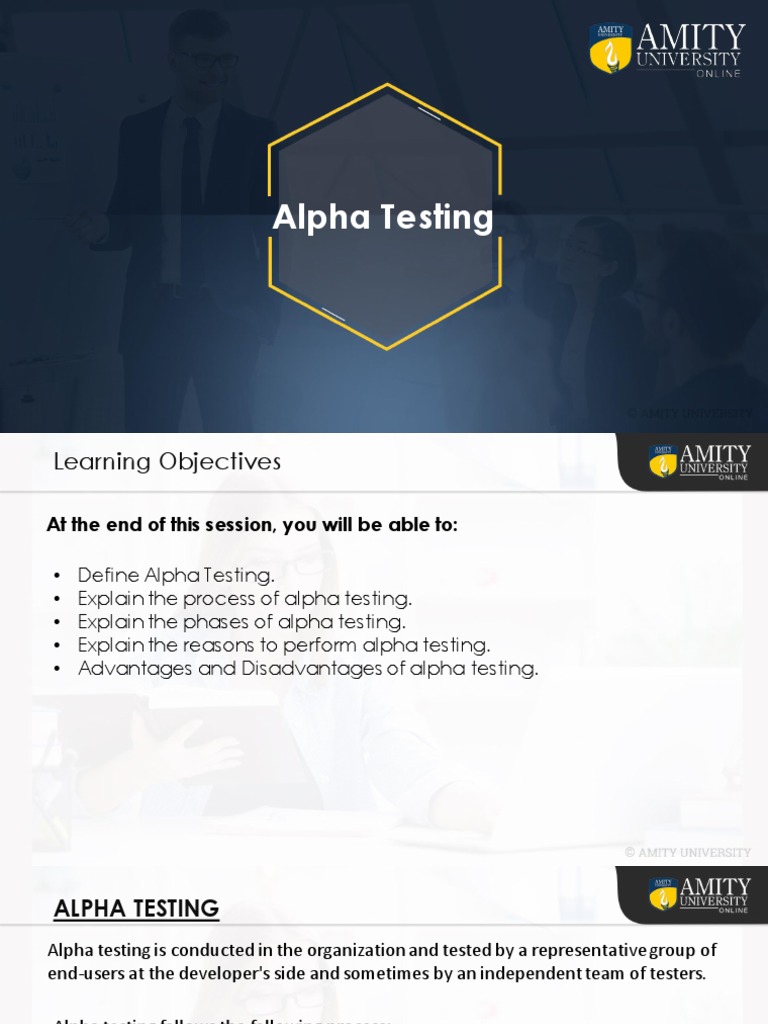 Alpha Testing Module 3 Online | PDF | Software Testing | Software ...