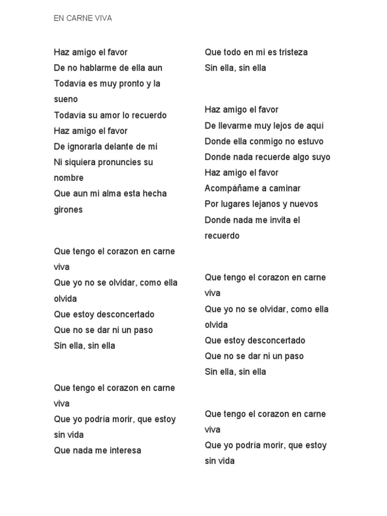 En Carne Viva | PDF