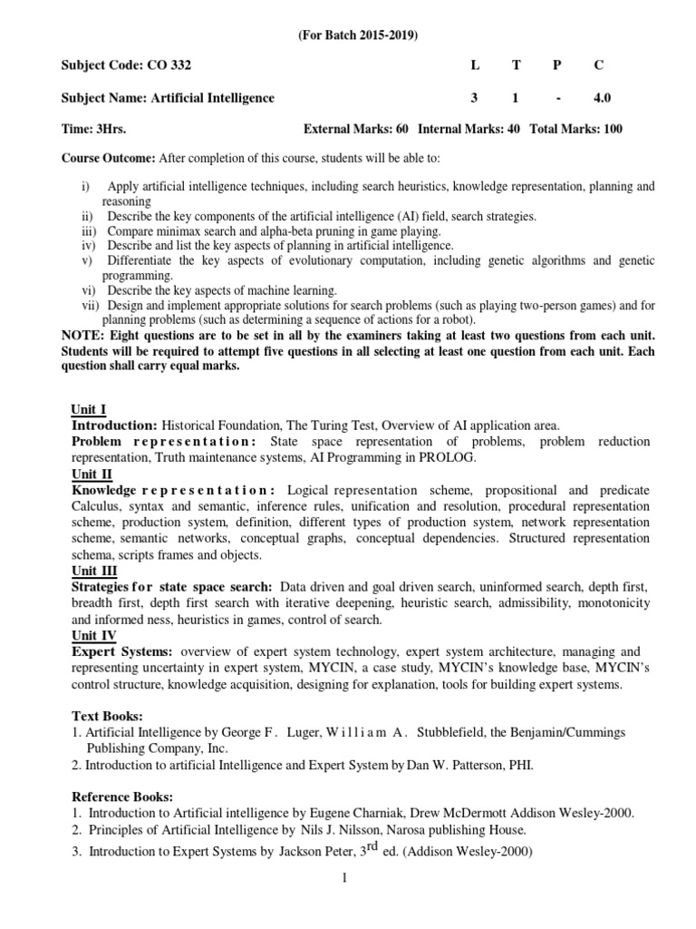 Approved Syllabus- 6th semester(2015-2019) | PDF | Cloud Computing ...