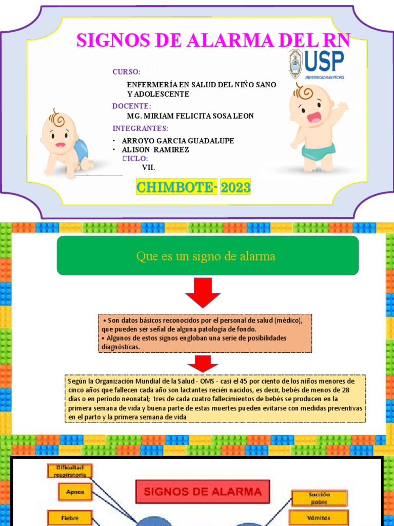 Signos de Alarma en Recién Nacidos | PDF | Heces | Medicina CLINICA