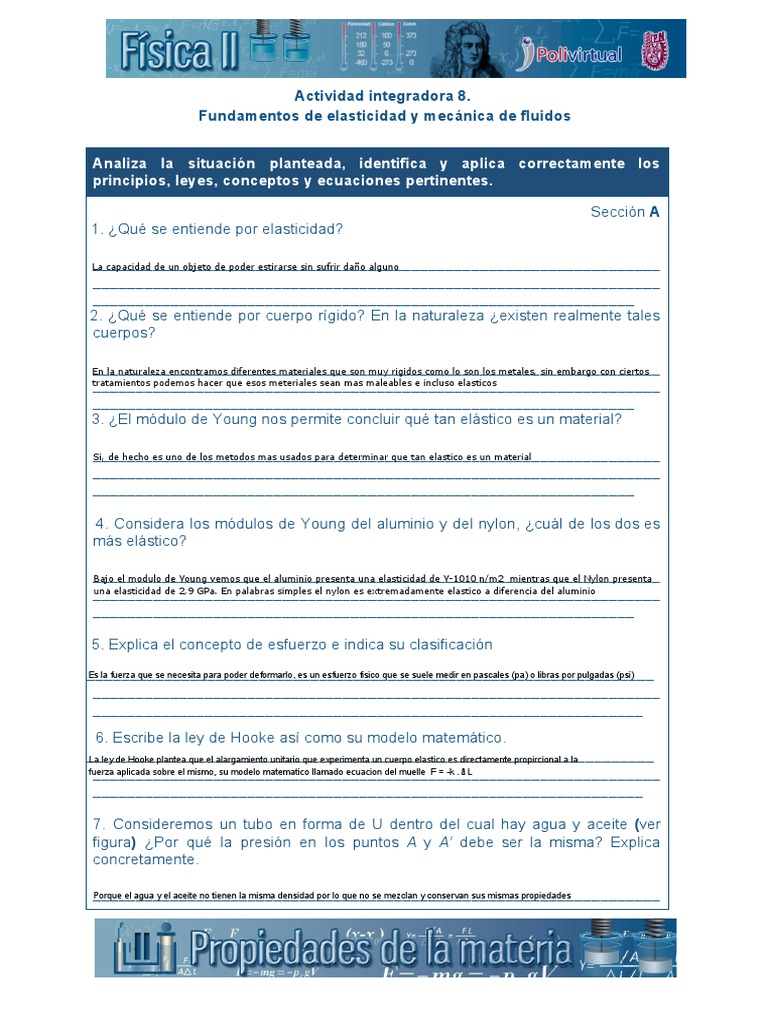 Suárez González RandalEmmanuel Act8 | PDF | Elasticidad (Física) | El módulo de Young
