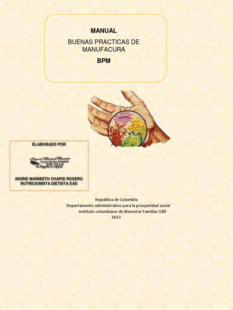Manual de BPM en Alimentos 2023 | PDF | Alimentos | Calidad (comercial)