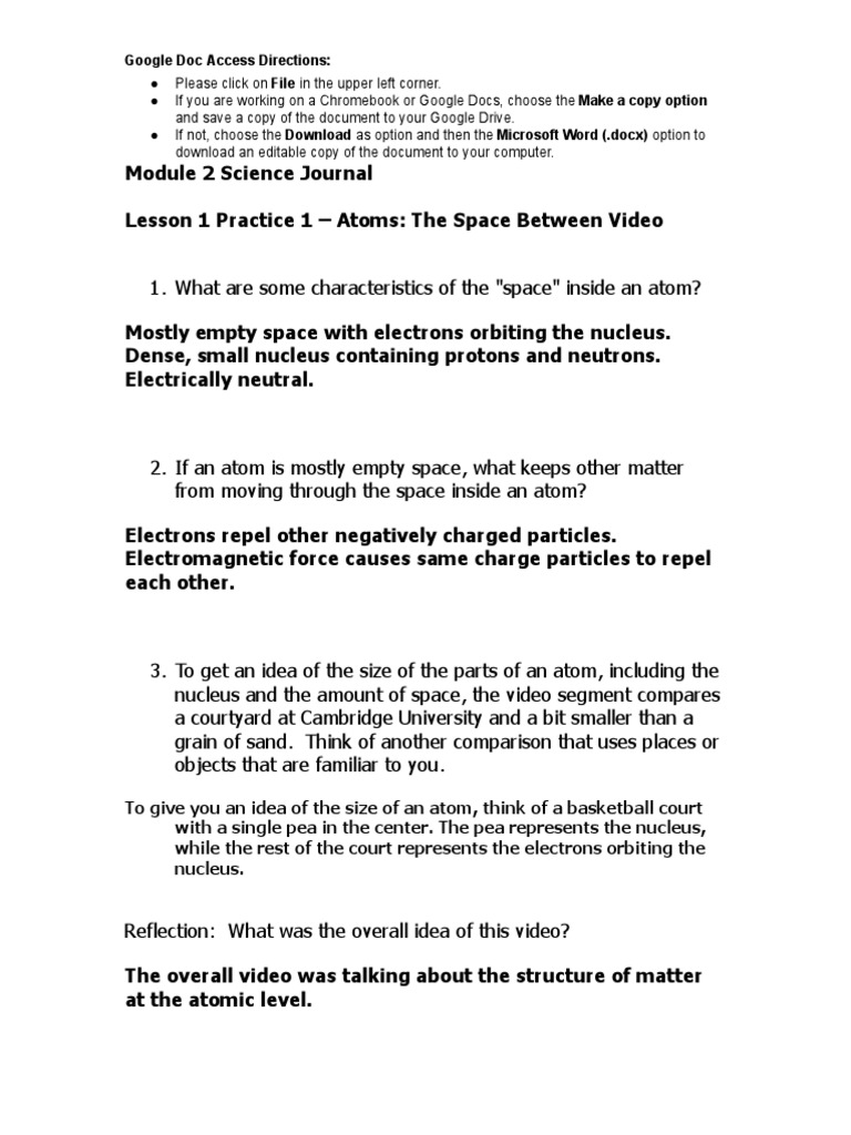 Module Two Science Journal Joelle Matar | PDF | Emission Spectrum ...