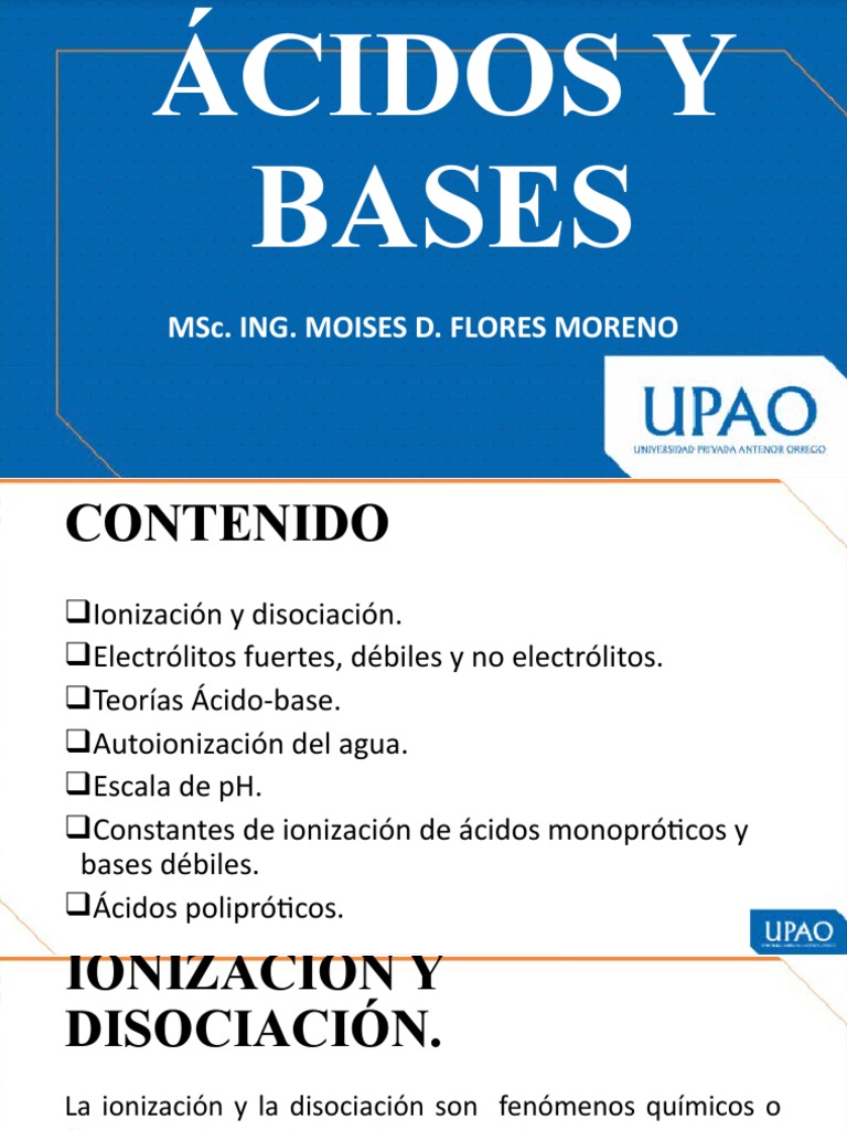 Acidos y Bases | PDF | Ácido | Ph