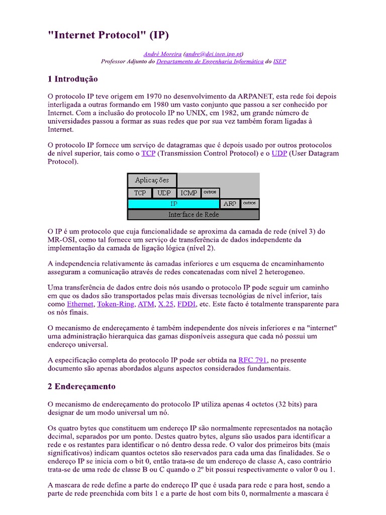 Rede IP | PDF