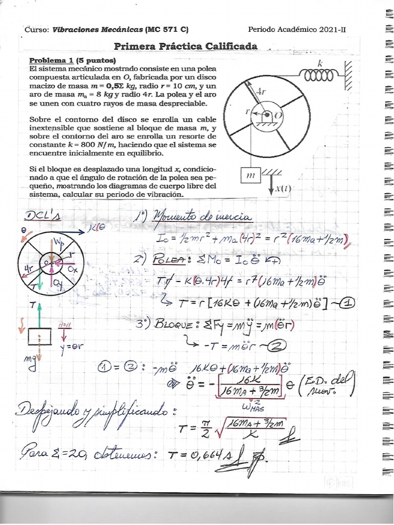Solucion Pc1 MC 571 C - 2021-2 | PDF