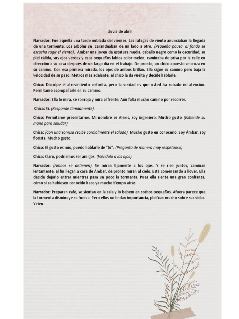 composición literaria Diana - Irving | PDF