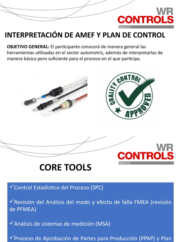 Conocimiento de Amef y Plan de Control | PDF | Calidad (comercial ...