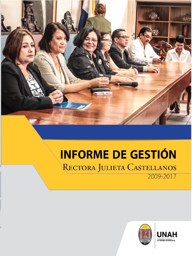 Informe de Gestión UNAH 2009-2017 - Rectora Castellanos | PDF ...