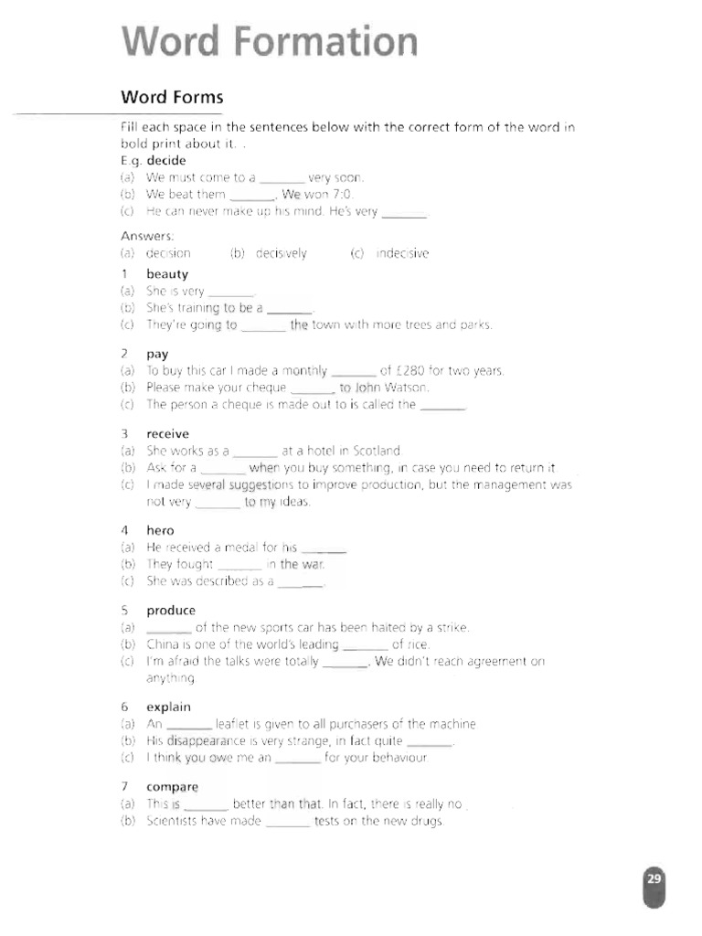 Word formation | PDF