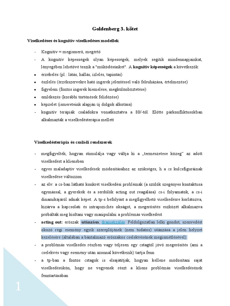 Goldenberg Harmadik Kötet | PDF