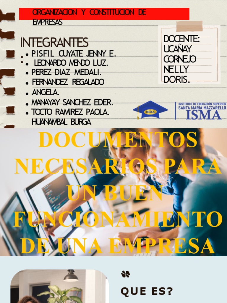 Documentos de Una Empresa | PDF | Gestión de registros | Economias
