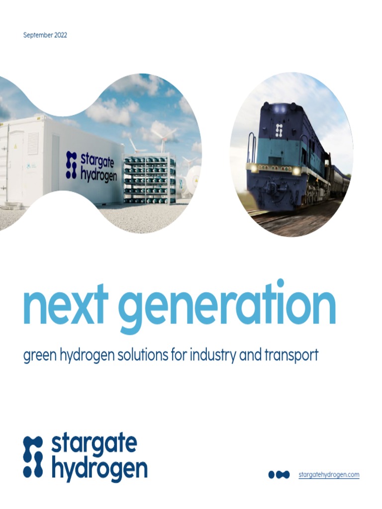 Stargate Hydrogen Brochure September 2022 | PDF | Transport | Sustainable Energy