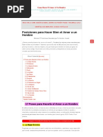 50 Posiciones Sexuales Del Kamasutra | PDF | Posición sexual | Relaciones sexuales