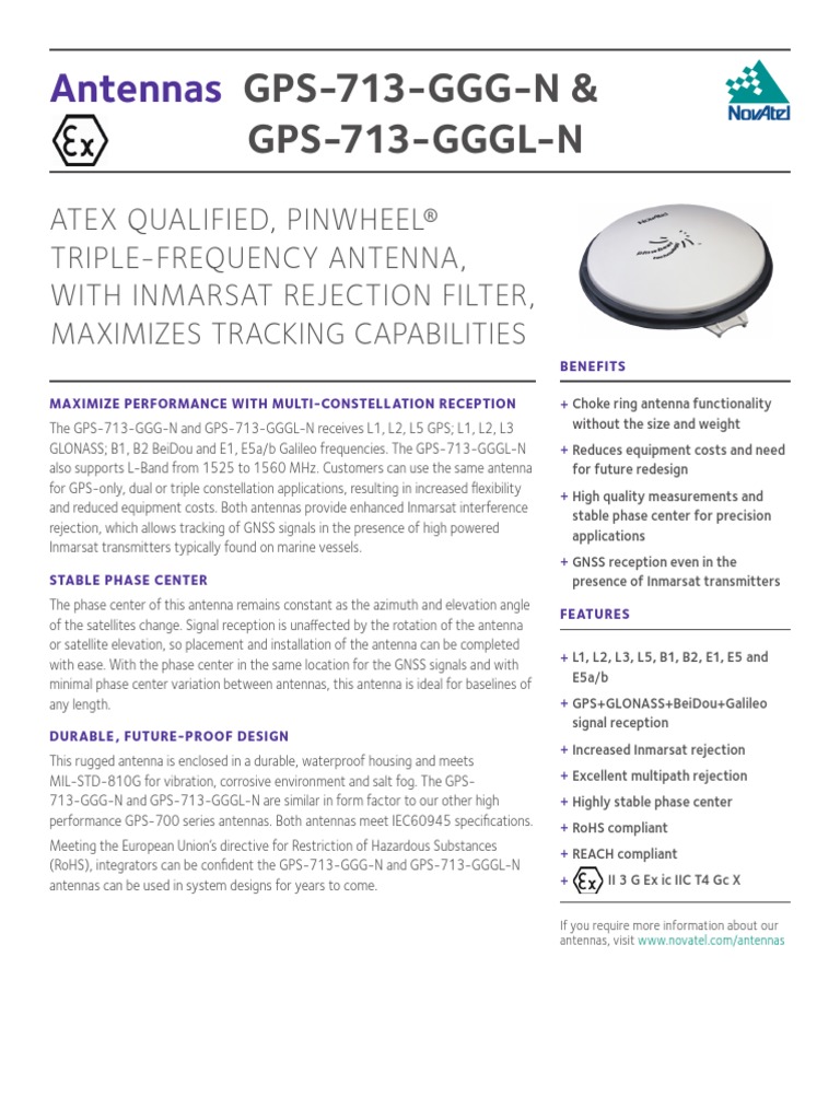 GPS 713 GGGL N GGG N D20184 PS | PDF | Global Positioning System ...