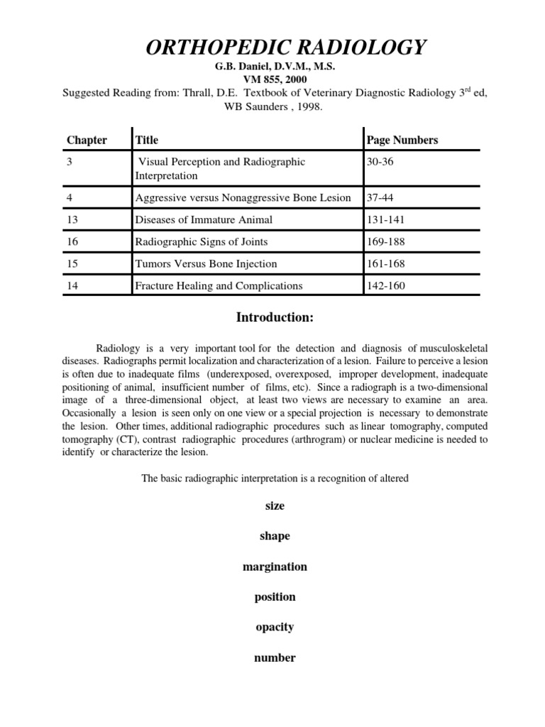 Ortho Notes | Download Free PDF | Bone | Osteoporosis