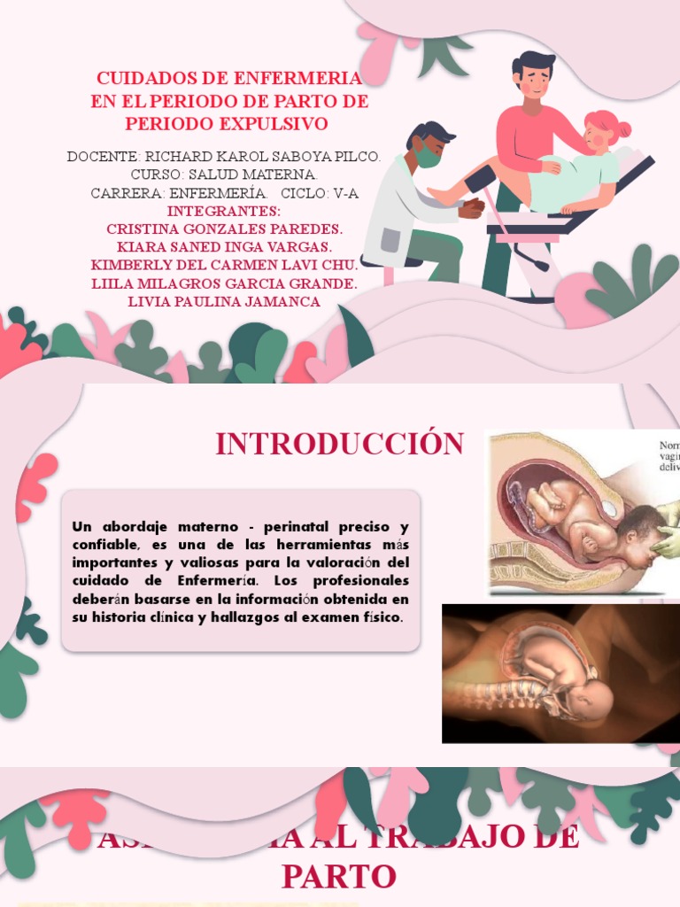 Periodo Expulsivo | PDF | Parto | Medicina CLINICA