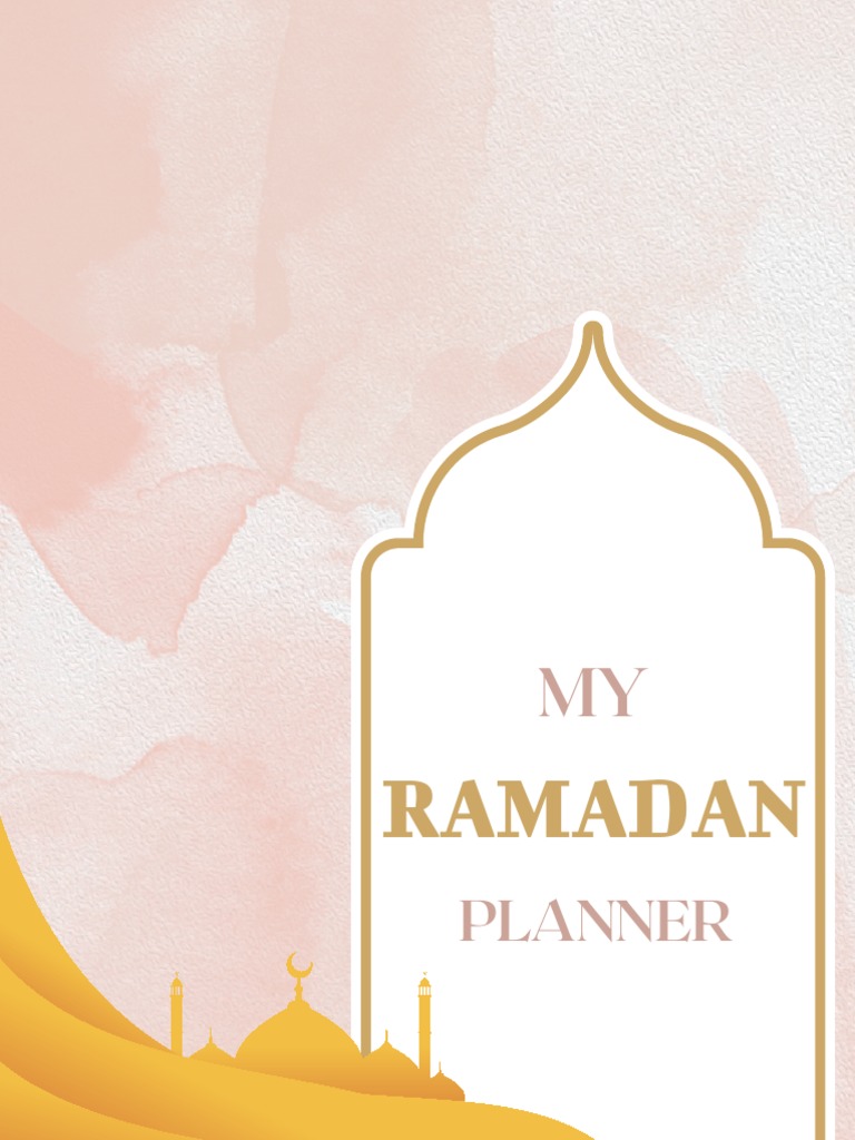 My Ramadan Planner | PDF | Ramadan | Surah