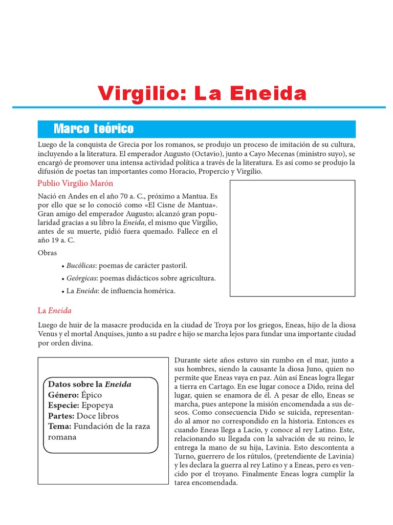 3 La Eneida de Virgilio | PDF | Eneas | Eneida