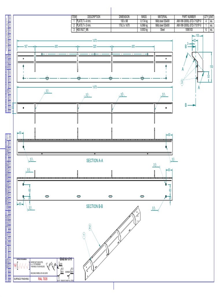 ISO 13715 Edge Tolerances Overview | PDF | Engineering Tolerance ...