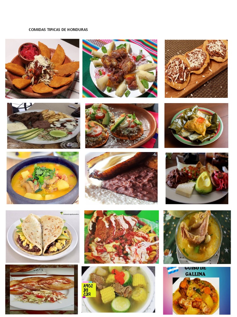 Comidas Tipicas | PDF