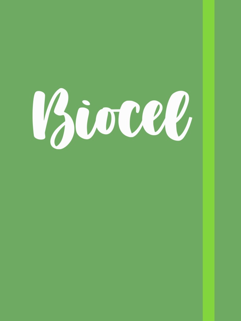 BIOCEL-1 | PDF | Membrana celular | Enlace de hidrógeno