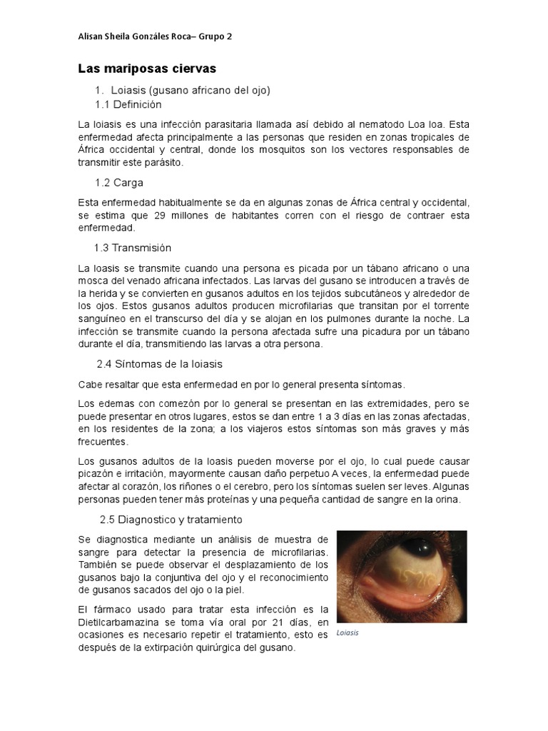 Loiasis | PDF