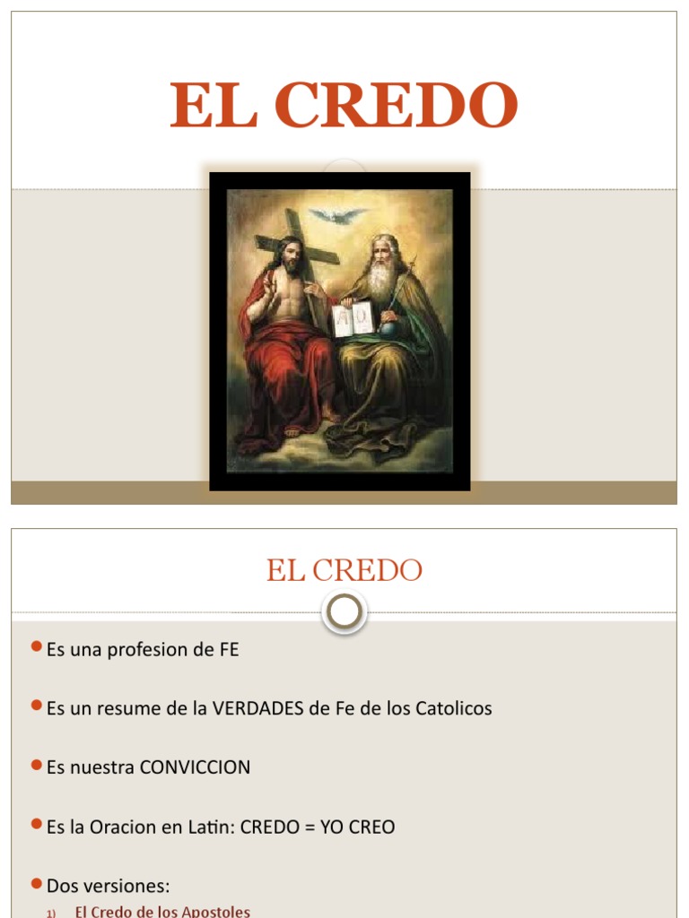 Credo Explicado | PDF | Cristo (título) | espíritu Santo