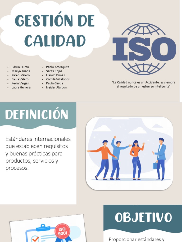 Presentación Eventos | PDF | Calidad (comercial) | Gestión de la calidad