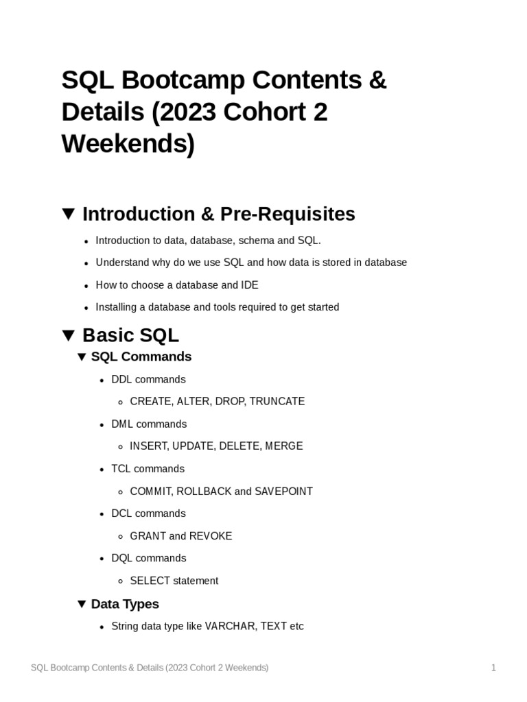 SQL Camino | PDF | Sql | Computer Programming SQL Camino | PDF | Sql | Computer Programming