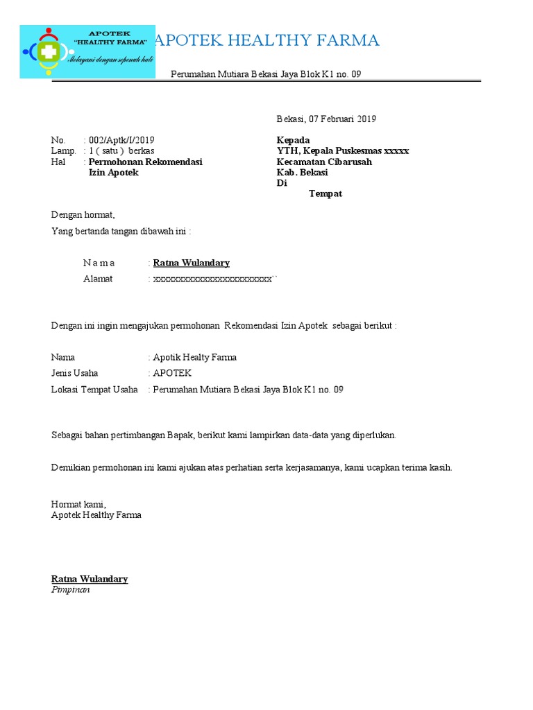 Permohonan Puskesmas | PDF