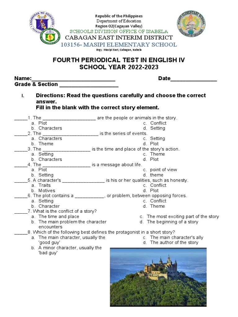 English 4th Periodical Test | PDF | News | Newspapers