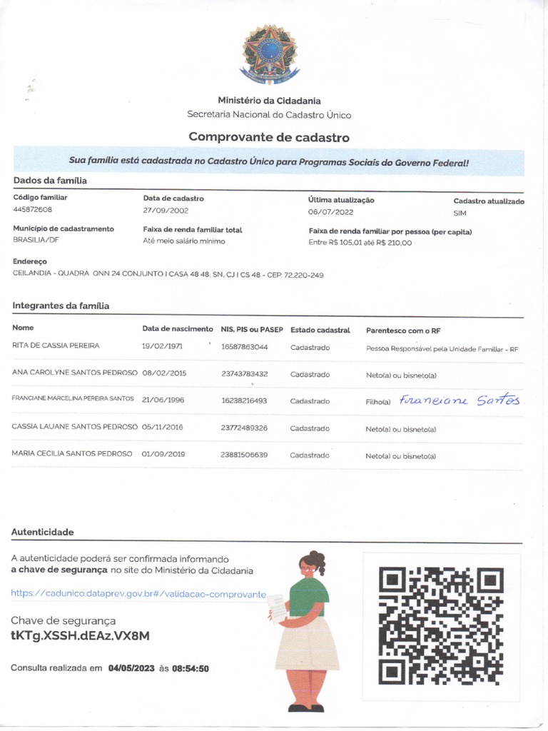 Modelo De Comprovante De Renda