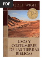 Ralph Gower, Manual de Usos y Costumbres de Los Tiempos Biblicos | PDF