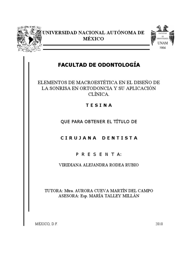 Macro Este Tica | PDF | Belleza | Ortodoncia