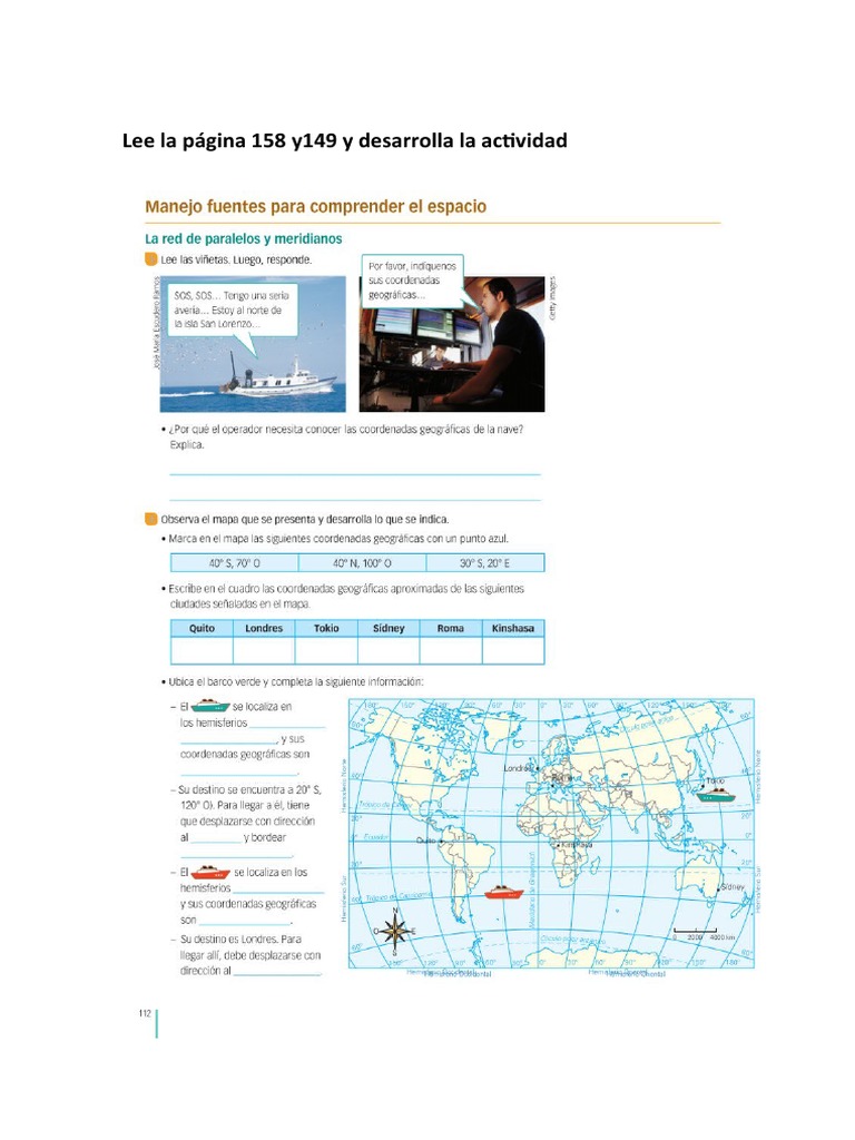 Actividad Espacio Geografico | PDF