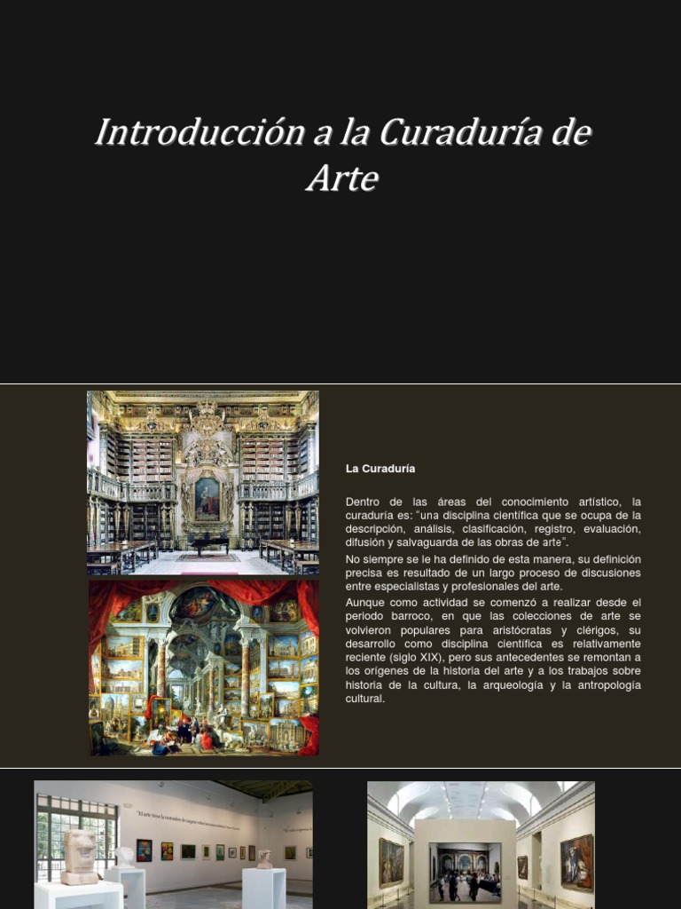 Introducción A La Curaduría de Arte | PDF | Curador | Antropología