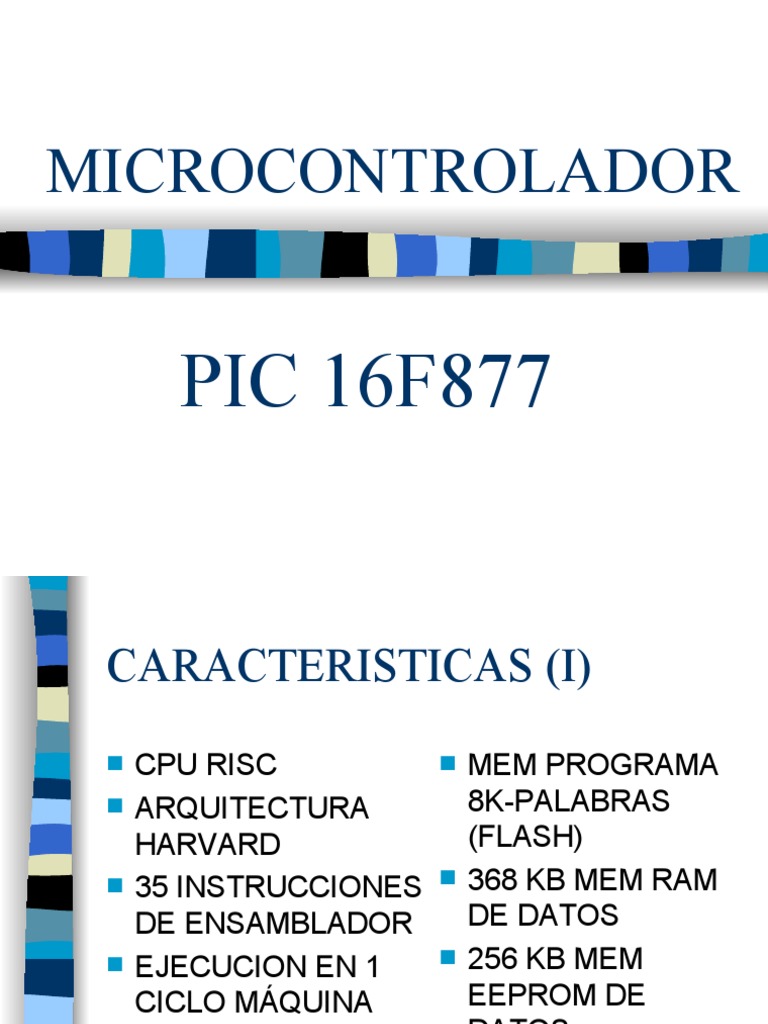 1 Microcontrolador Pic 16f877a | PDF