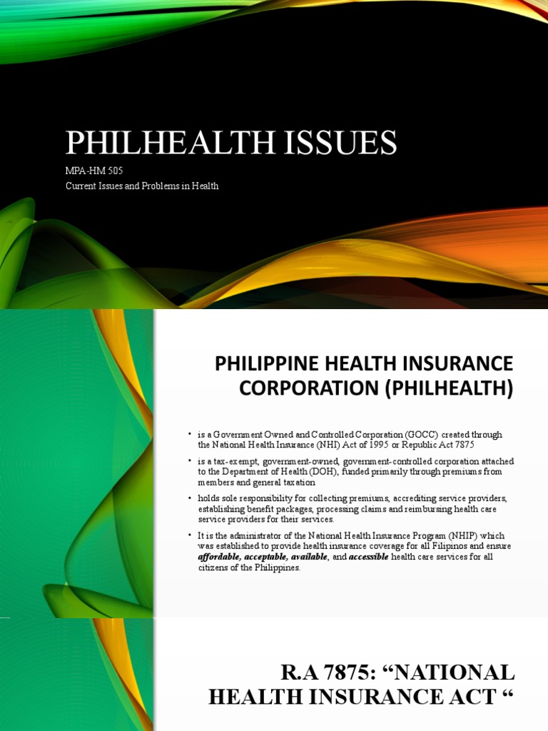 PhilHealth Issues | PDF | Health Care | Public Services