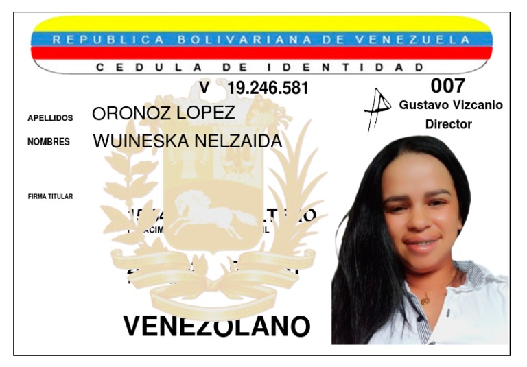 Formato de Cedula Tutorial | PDF