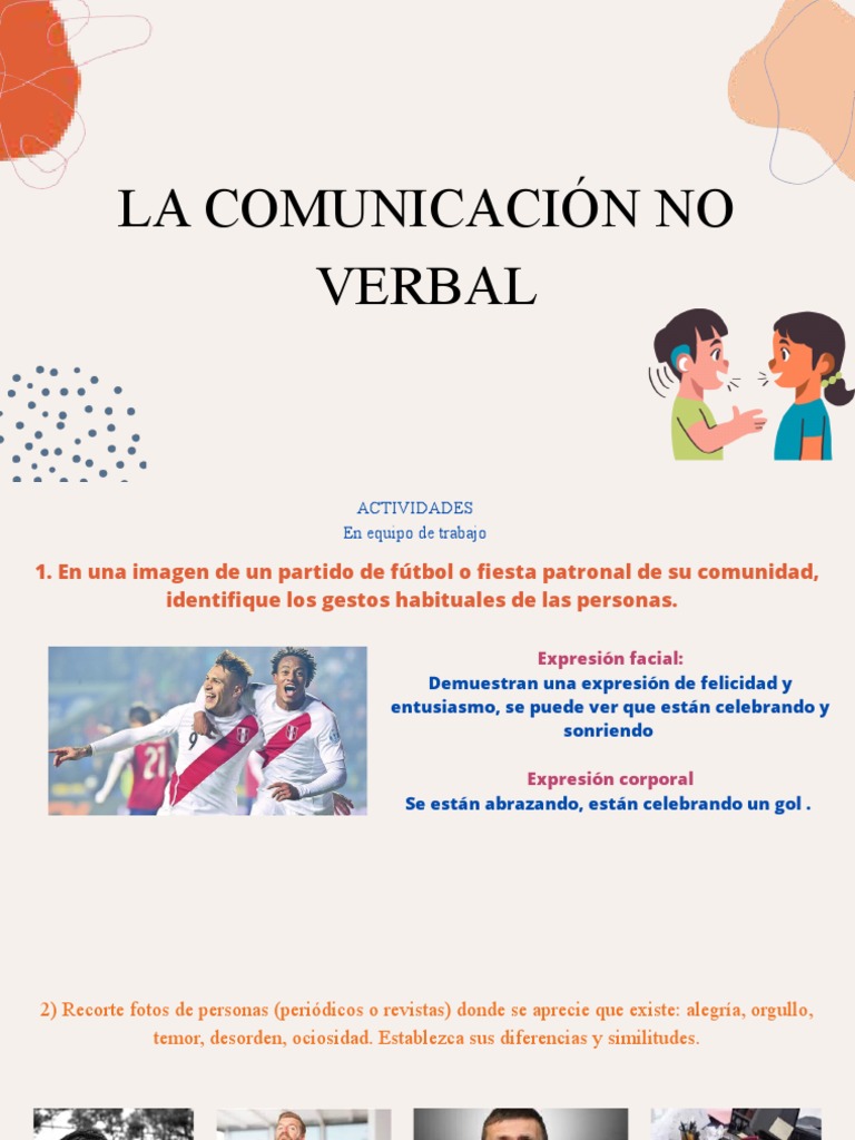 La Comunicación No Verbal | PDF