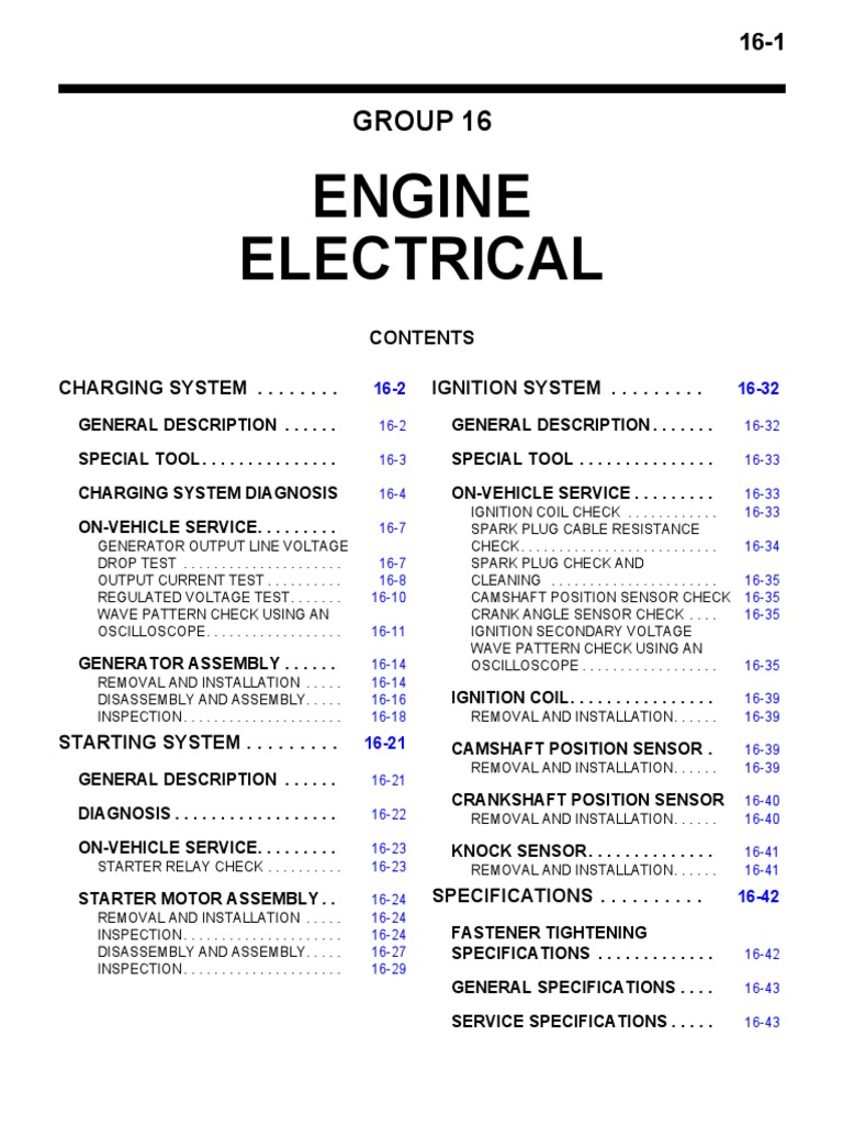 Lancer Evolution 8 Diagrams | Download Free PDF | Ignition System | Voltage