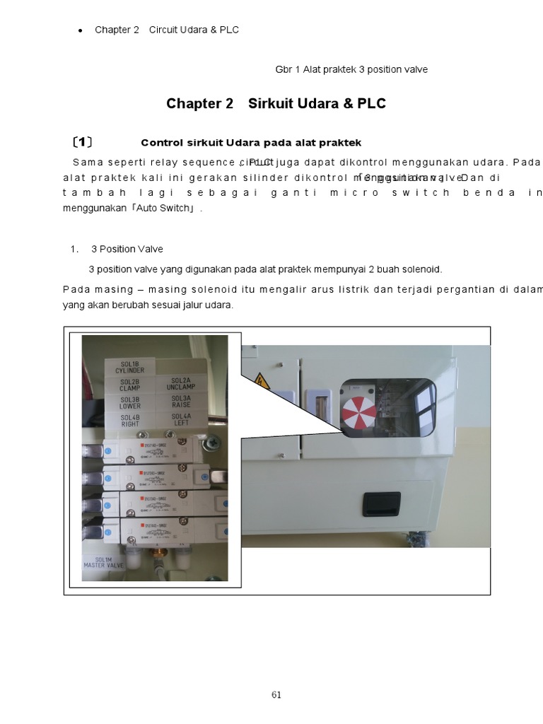 02 - Textbook - PLC Basic - Chapter 2 PLC & Circuit Udara (P61 P76) | PDF