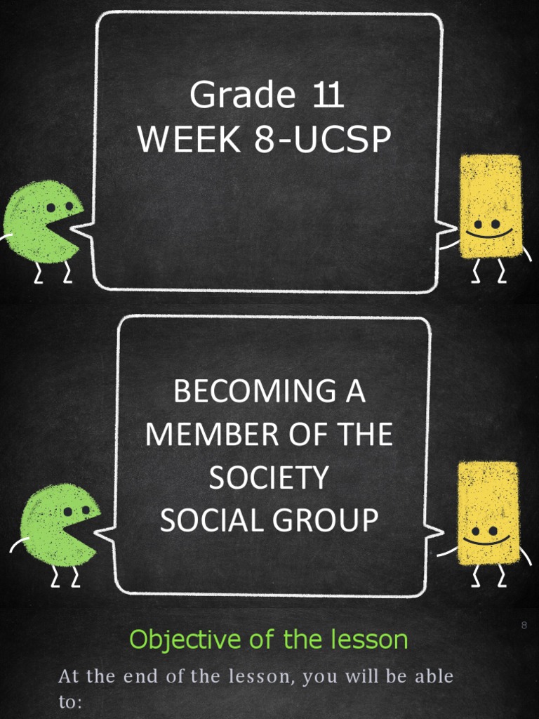 Week 8-Ucsp | PDF | Social Group | Interpersonal Relationships